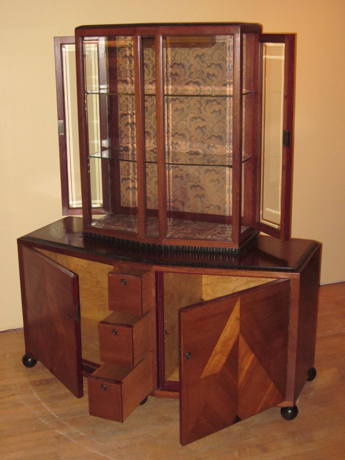 Clement Rousseau Attributed Modern Display Cabinet | Modernism